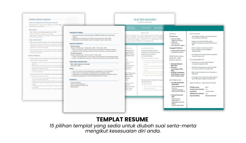 PAKEJ TEMPLAT RESUME - Career Cube