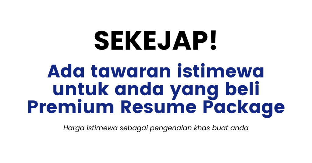 PAKEJ TEMPLAT RESUME - Career Cube